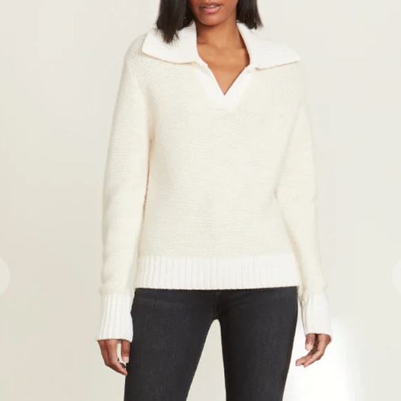 Veronica Beard | Sweaters | Veronica Beard Brogan Sweater Ivory Cream ...